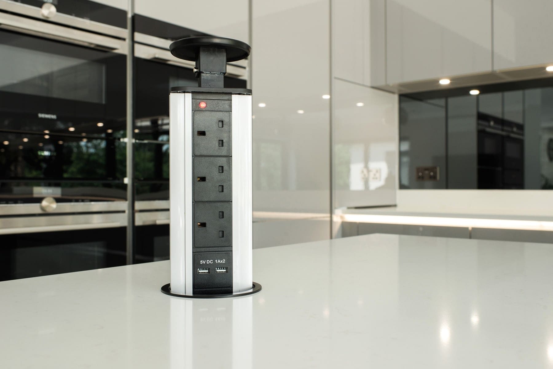 Worktop Pop Up Sockets – Royal Marble